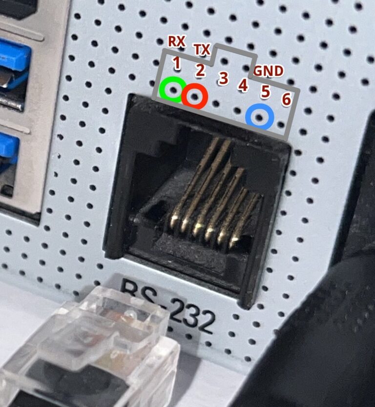 Vu+ Solo 4K RS-232 serial connection pinout | babčův píseček